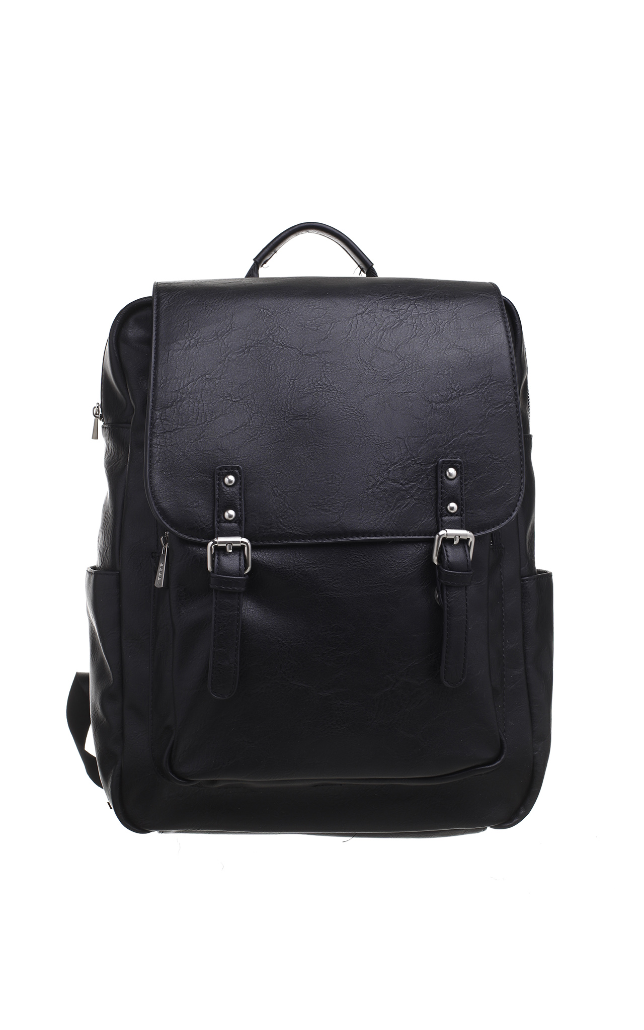 BOBBY BLACK MEN’S: LARGE BUCKLE BACKPACK – Bessie London