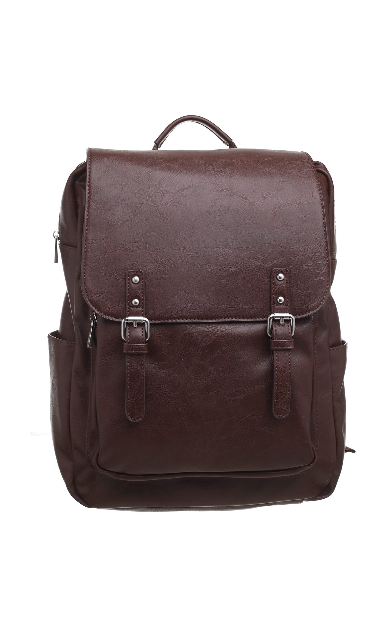 BOBBY BLACK MEN’S: LARGE BUCKLE BACKPACK – Bessie London